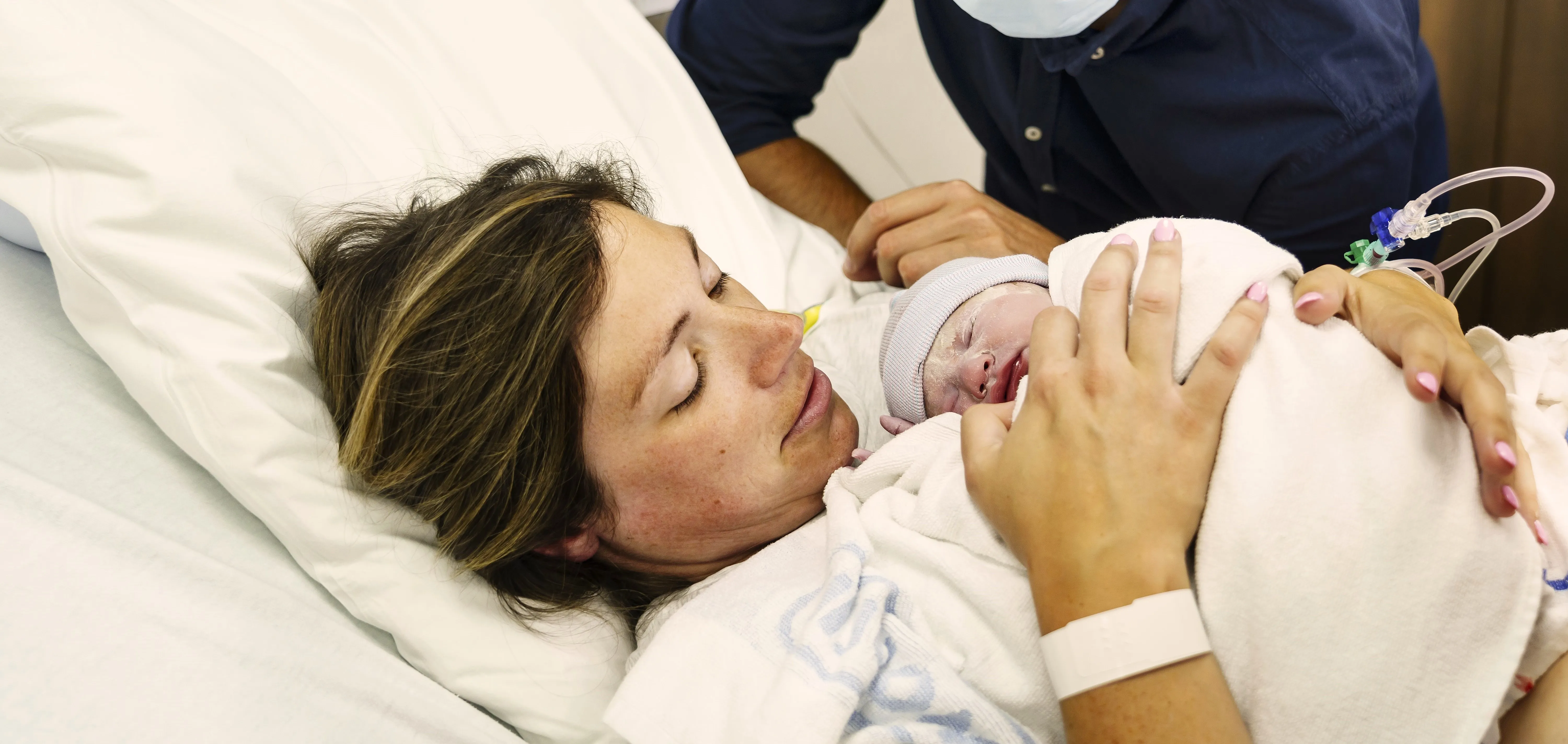 Zwanger vrouw krijgt echo